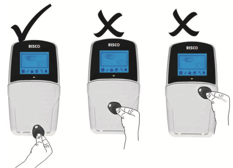 Clavier LCD LightSYS Risco RP432KP pour centrale alarme LightSYS 2