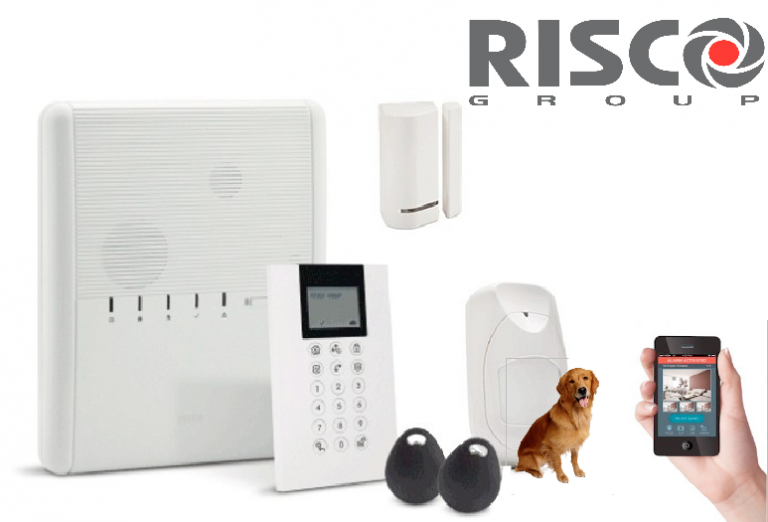 Kit alarme Risco Agility 4 sans fil IP RTC/GSM 4G pour maison commerce