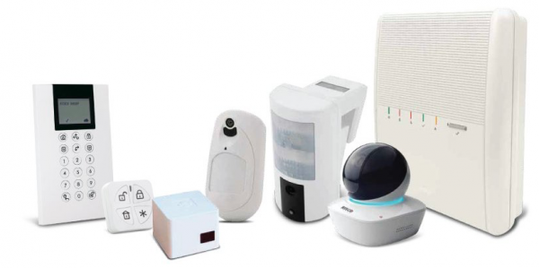 Kit alarme Risco Agility 4 sans fil IP RTC/GSM 4G pour maison commerce